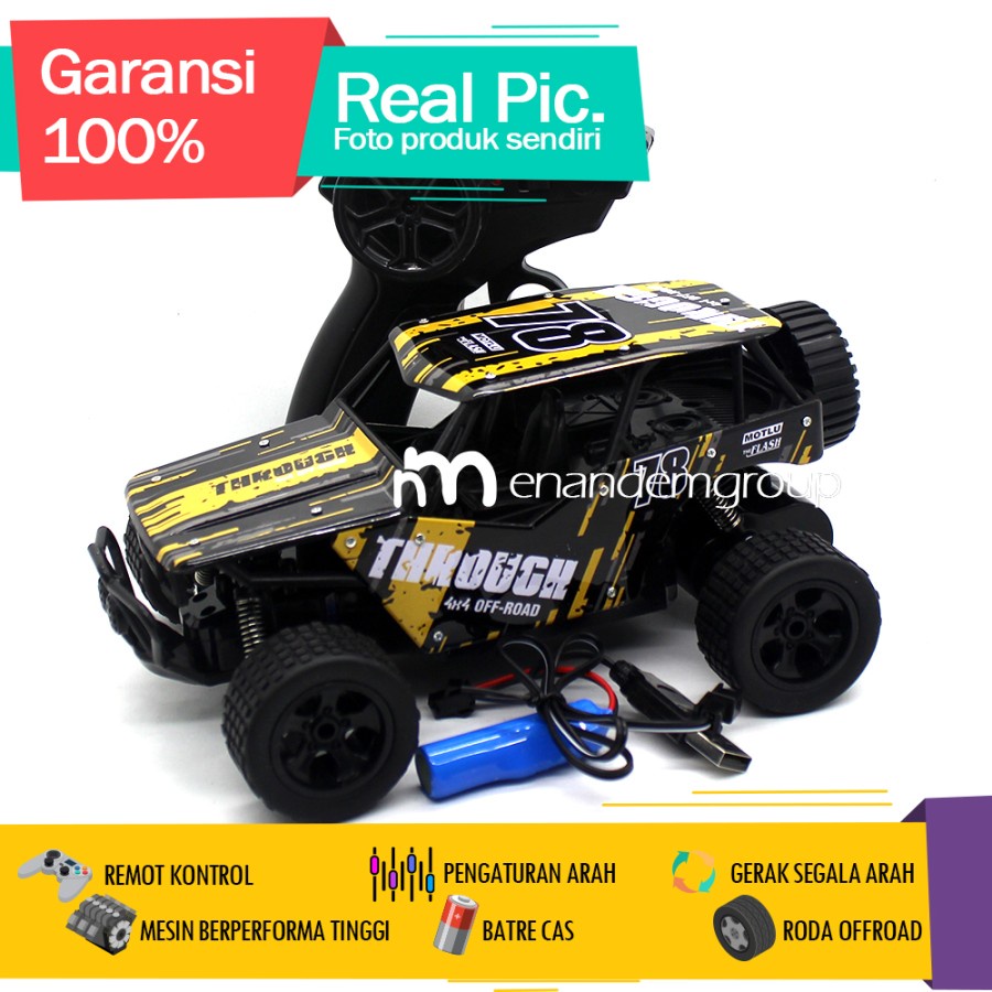 Jual Remote Control Mobil Black Cheetah Turbo Speed RC | Shopee Indonesia