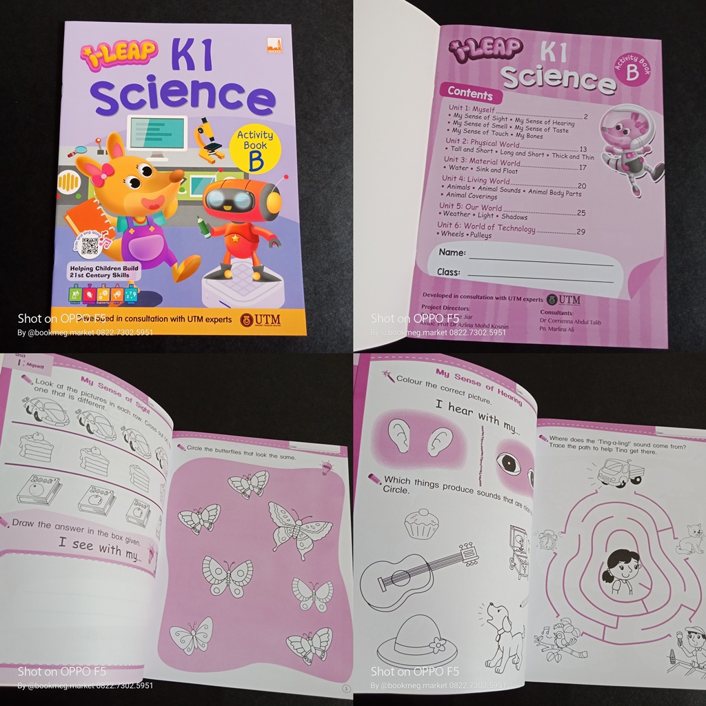 Jual BUKU I-LEAP SCIENCE (NURSERY/K1/K2) (COURSEBOOK & ACTIVITY BOOK ...