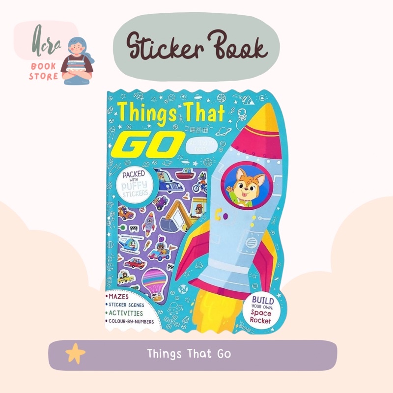 Jual Funtastic Activity Book: Things That Go - Buku Stiker | Shopee ...