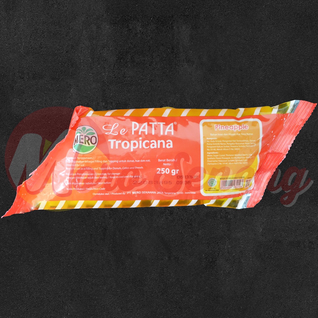 Jual Selai Pineapple Le Patta 250 gr Nanas Tropicana Mero | Shopee ...