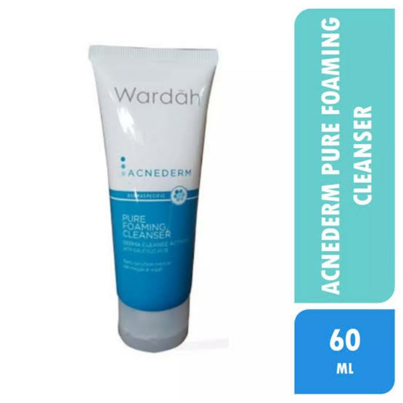 Jual WARDAH - ACNEDERM Pure Foaming Cleanser | Sabun Cuci Muka Jerawat ...