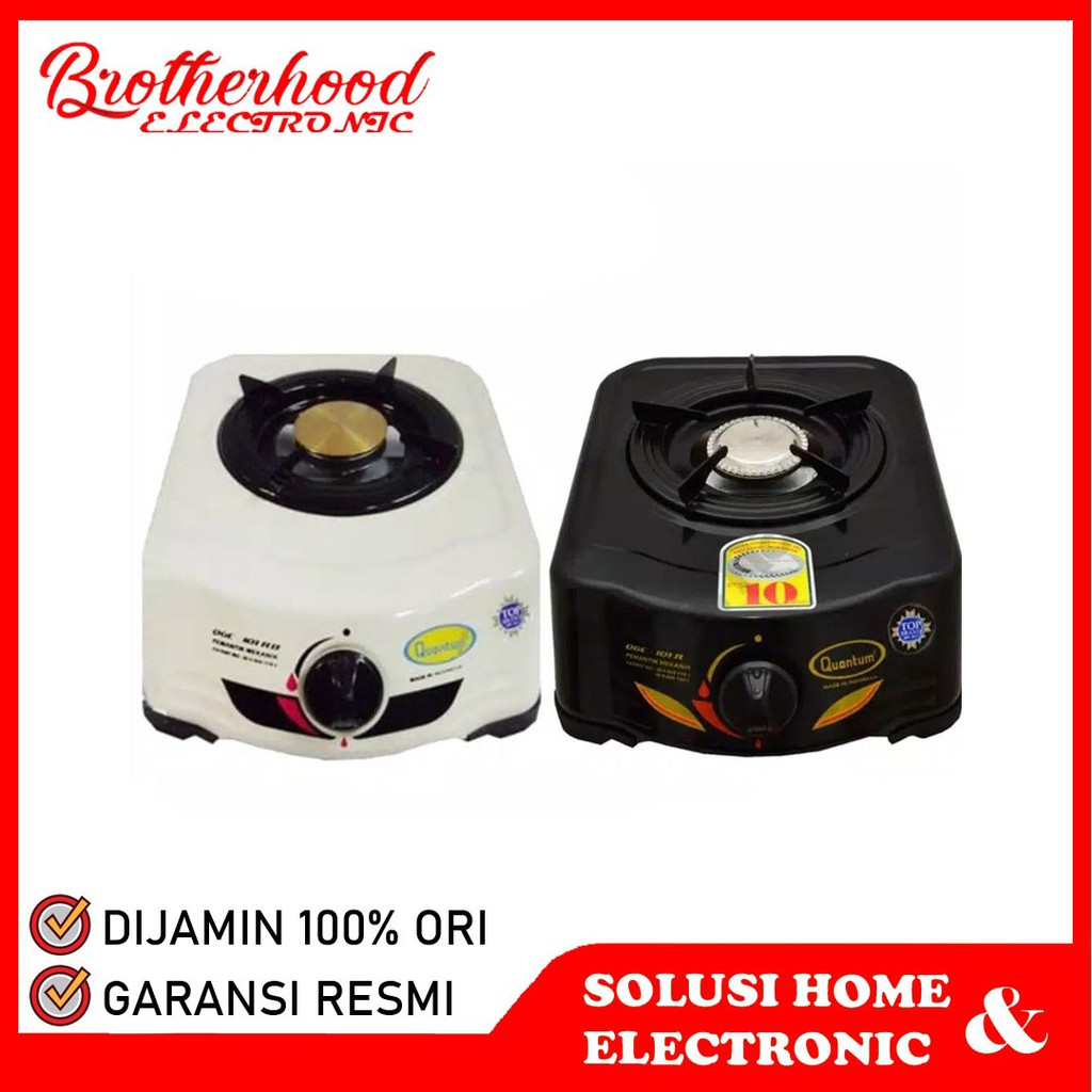 Jual (BISA COD) KOMPOR GAS QUANTUM 101 R / 101R / 101RB / 101 RB [1 TUNGKU] (GARANSI RESMI ...