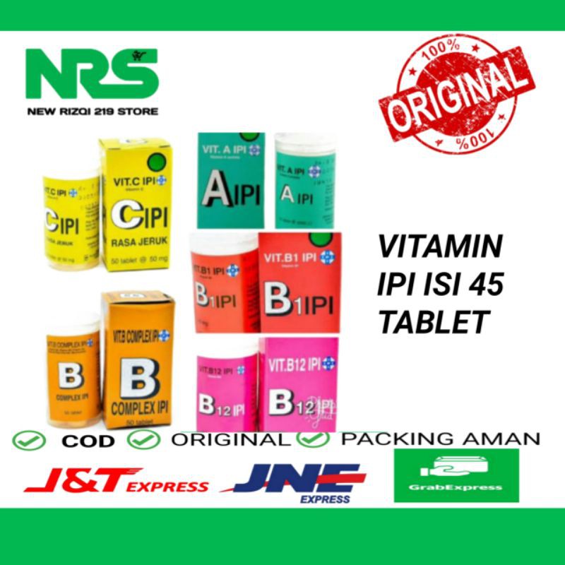Jual IPI VITAMIN C / IPI VITAMIN B1 / IPI VITAMIN A / IPI B12 / IPI ...