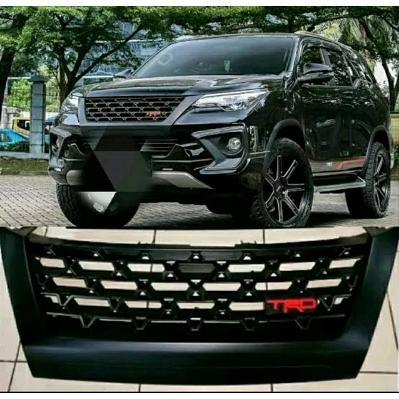 Jual FRONT GRILL GRIL GRILLE DEPAN MODEL TRD ALL NEW FORTUNER | Shopee ...