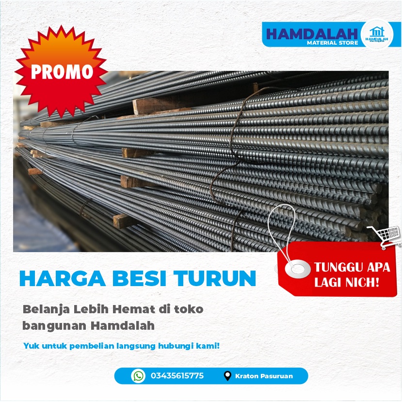 Jual Besi Cor Terlengkap & Harga Terbaru Mei 2026 | Shopee Indonesia
