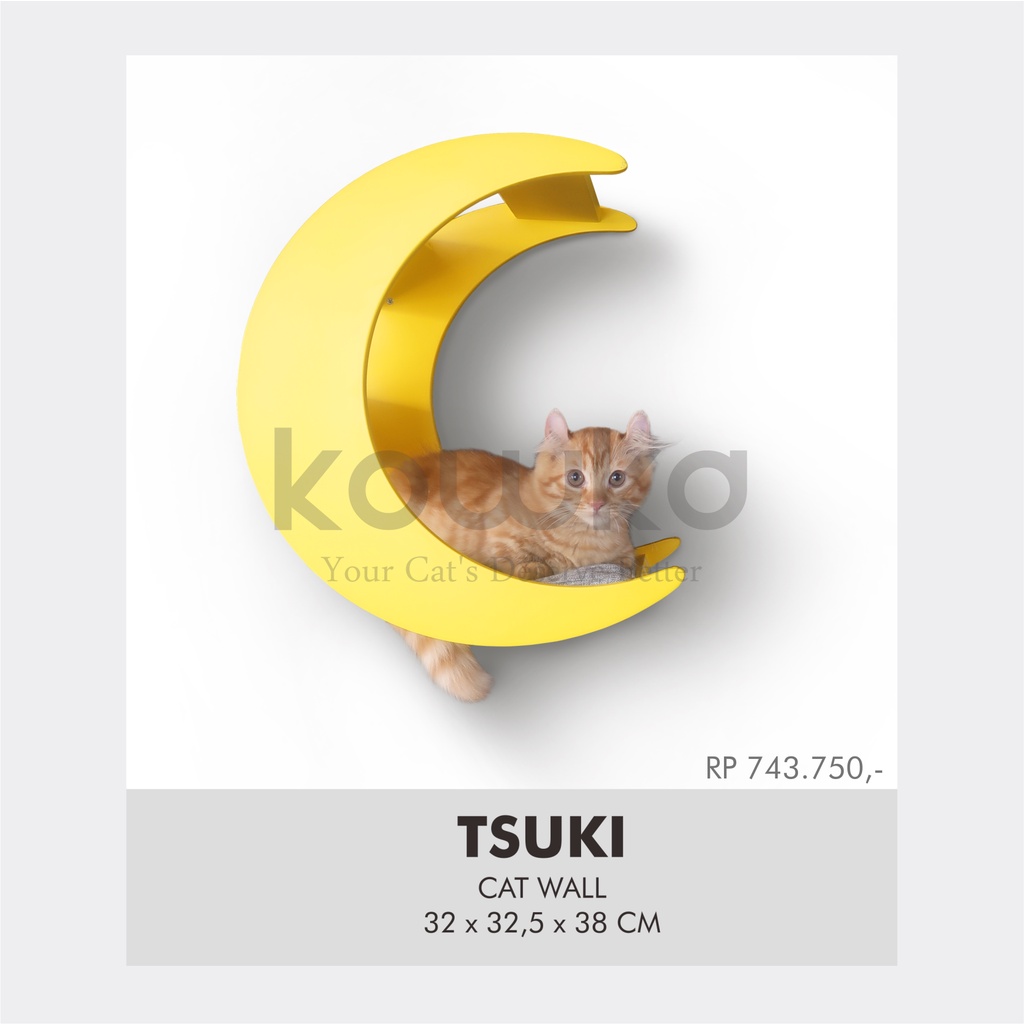 Jual Tsuki Cat Wall | Mini Series | By Kowka Indonesia | Shopee Indonesia