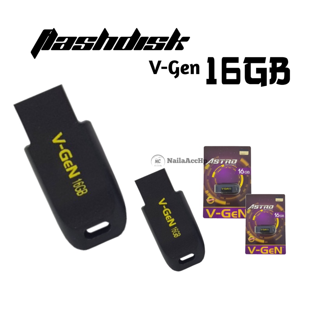 Jual FLASHDISK V-GEN 16GB ASTRO ORIGINAL GARANSI RESMI PENYIMPANAN FILE ...