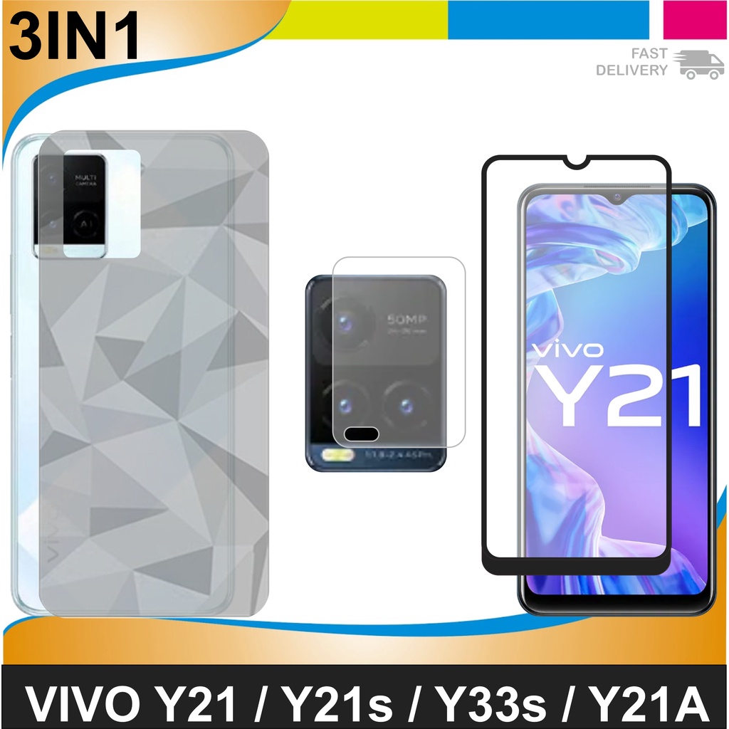 Jual Tempered Glass Layar Vivo Y21 Y21s Y21A Y21T Y33s Y33T Y16 Y22 Y22s Y35 Paket 3in1 Free ...