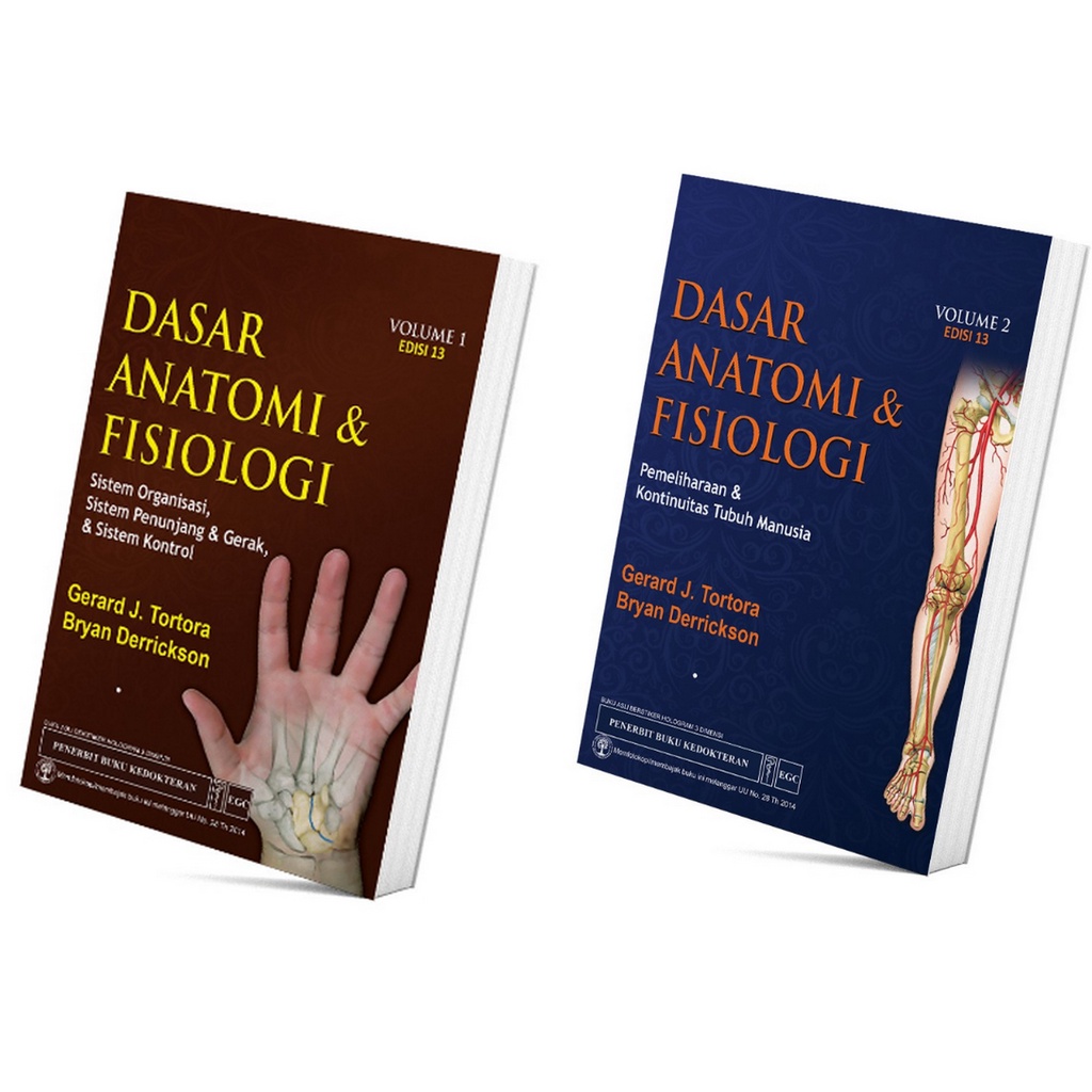 Jual Dasar Anatomi & Fisiologi Volume 1 dan 2 Edisi 13 Tortora - EGC ORIGINAL | Shopee Indonesia
