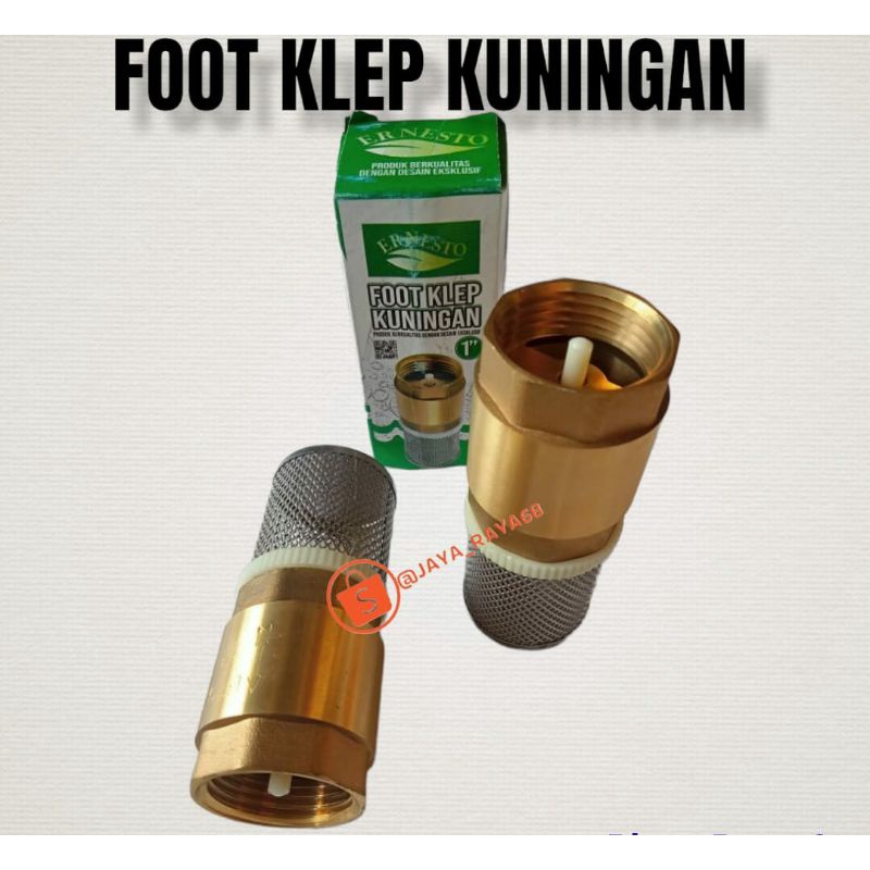 Jual FOOT KLEP KUNINGAN 1 INCH | TUSEN KLEP KUNINGAN 1 INCH | FOOT ...