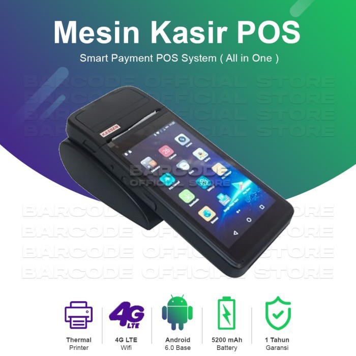 Jual MESIN KASIR ANDROID ALL IN ONE POS TOUCHSCREEN KASSEN XA-02 ( 4G ) | Shopee Indonesia