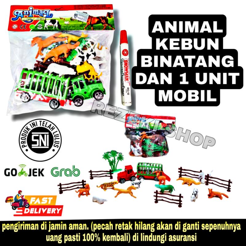 Jual SET HEWAN KEBUN BINATANG - mainan anak - miniatur - SNI -EDUKASI ... Jual SET HEWAN KEBUN BINATANG - mainan anak - miniatur - SNI -EDUKASI ...
