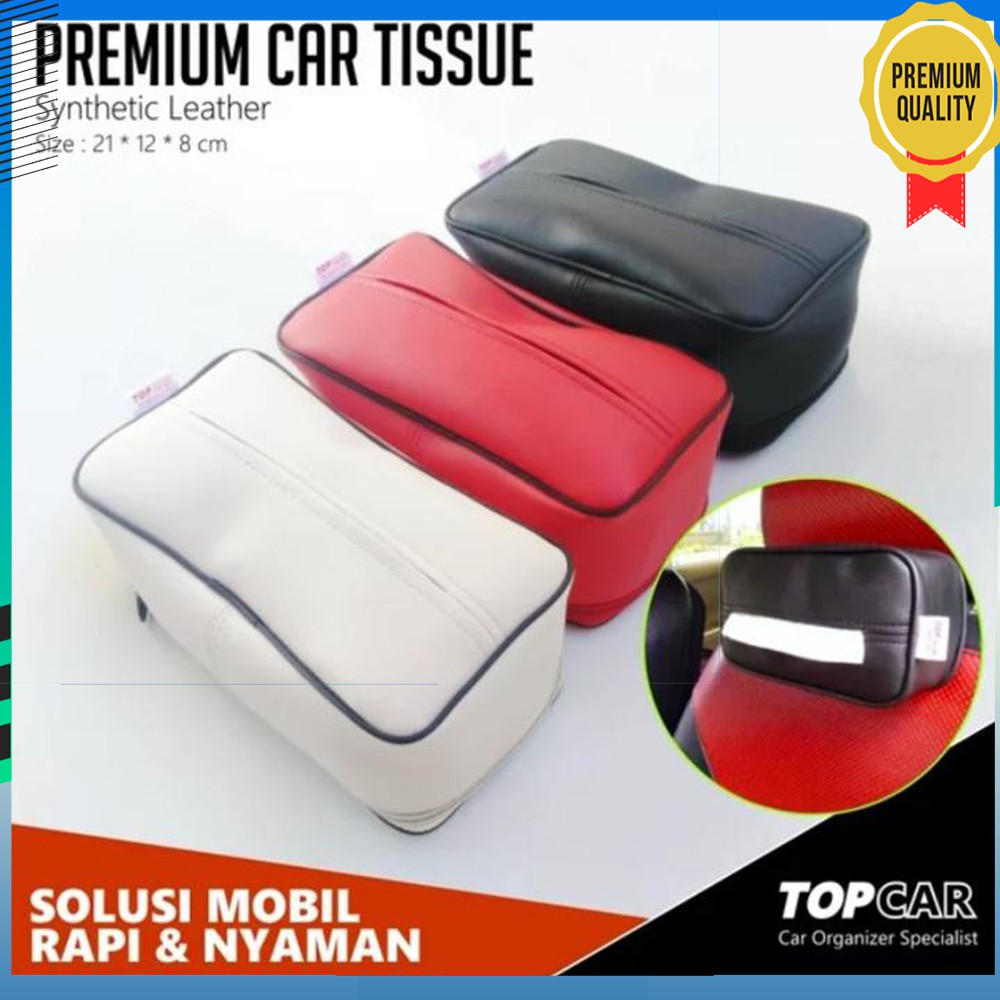 Jual Kotak Tempat Tisu Tissue Mobil Premium Bahan Kulit Sintetis Top ...