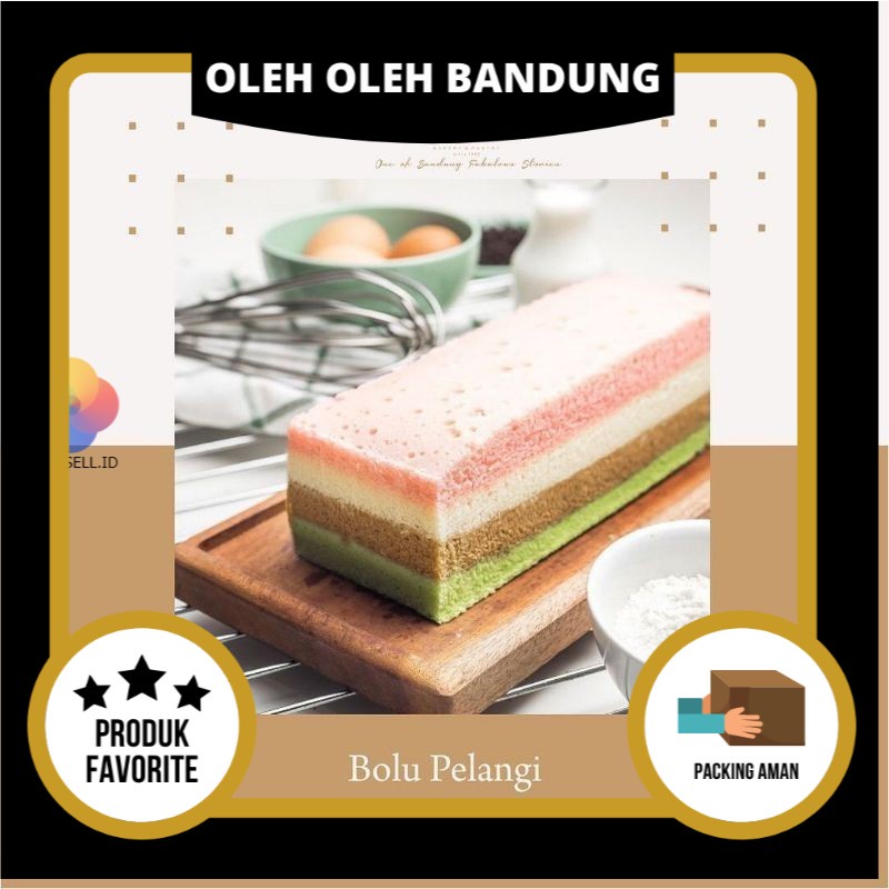 Jual Prima Rasa - Bolu Pelangi - Rainbow Cake - Oleh Oleh Kue Bandung ...