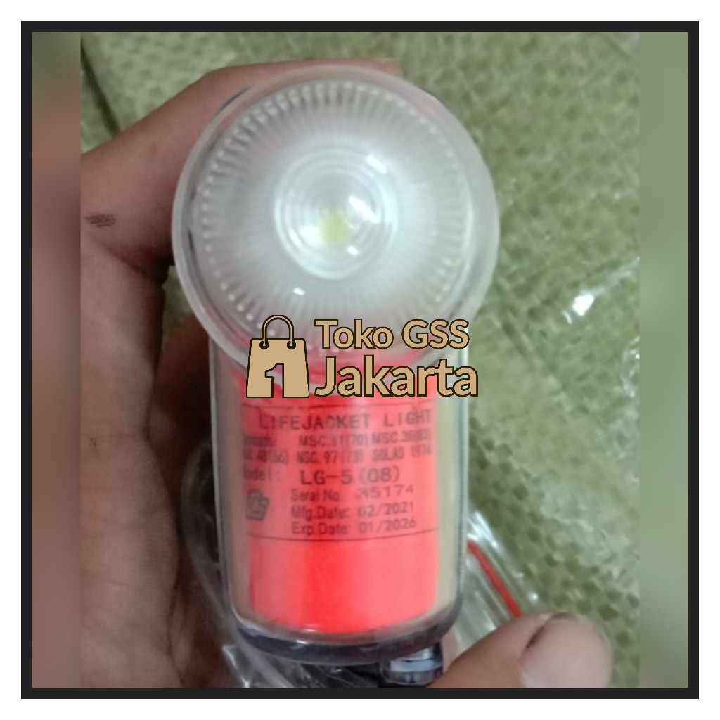 Jual Lampu Life Jacket / Life Jacket Light Lythium LG-05 LED | Shopee ...