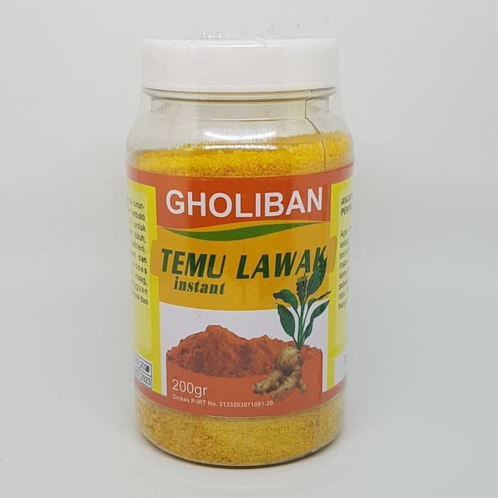 Jual Temulawak Instan / Seduh Gholiban 200 gr Kemasan BOTOL | Shopee ...