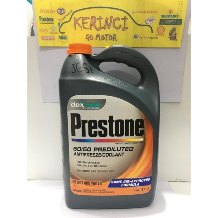 Jual COOLANT ANTIFREEZE 50/50 PREDILUTED PRESTONE - AIR RADIATOR ...