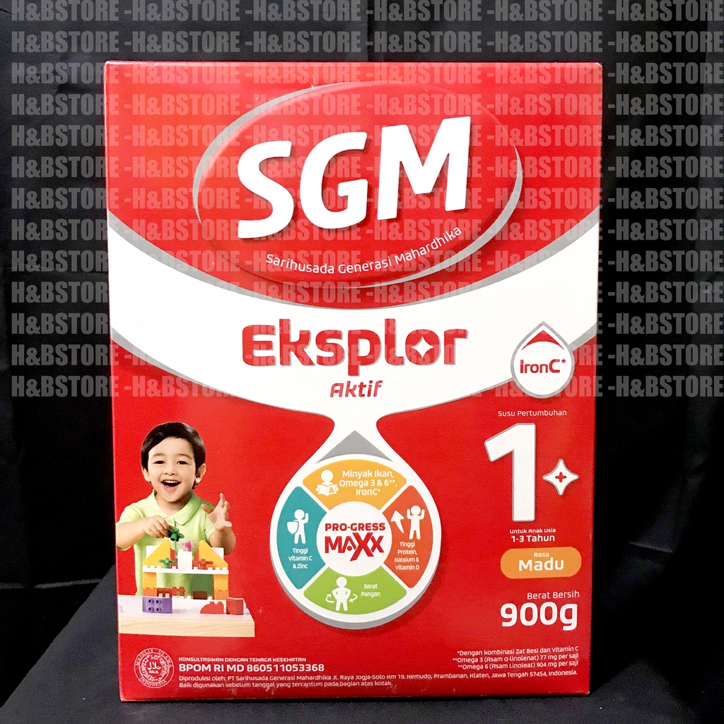 Jual SGM Eksplor Aktif 1+ Madu Susu Pertumbuhan SGM 1 Madu 900g ...