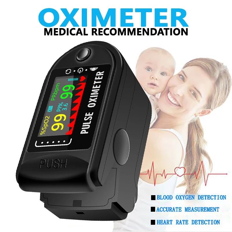Jual Pulse Oximeter Oksimeter Jari Akurat Pengukur Saturasi Oksigen ...