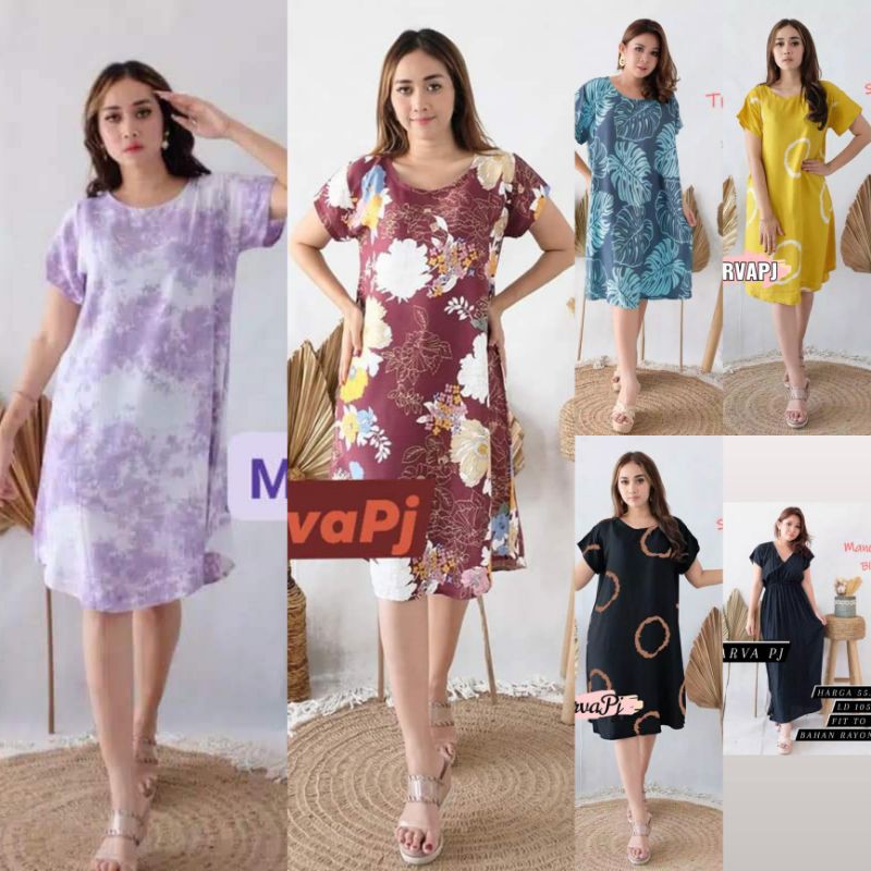 Jual DASTER Rayon adem ( Allsize 5 Varian) | Shopee Indonesia