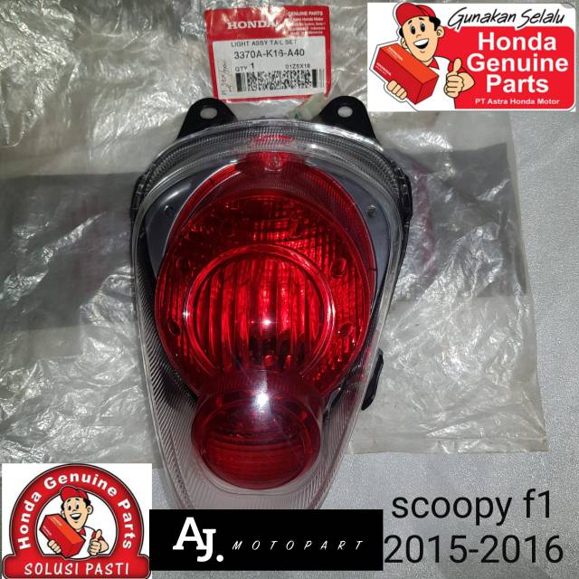 Jual Stop assy lampu belakang scoopy f1 original honda | Shopee Indonesia