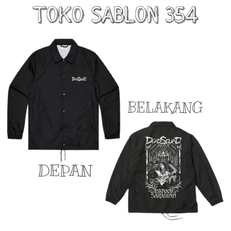 Jual Coach jaket DEADSQUAD x ISYANA SARASVATI IL SOGNO jacket BAND ...