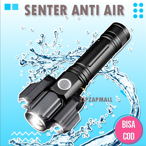 Jual Senter LED Super Terang Jarak Jauh 15000 Lumen - Senter LED Mini ...