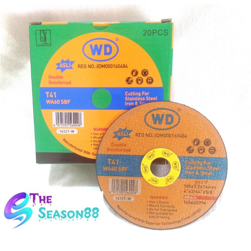 Jual Batu Gerinda Potong - Cutting Wheel WD 4 inch | Shopee Indonesia