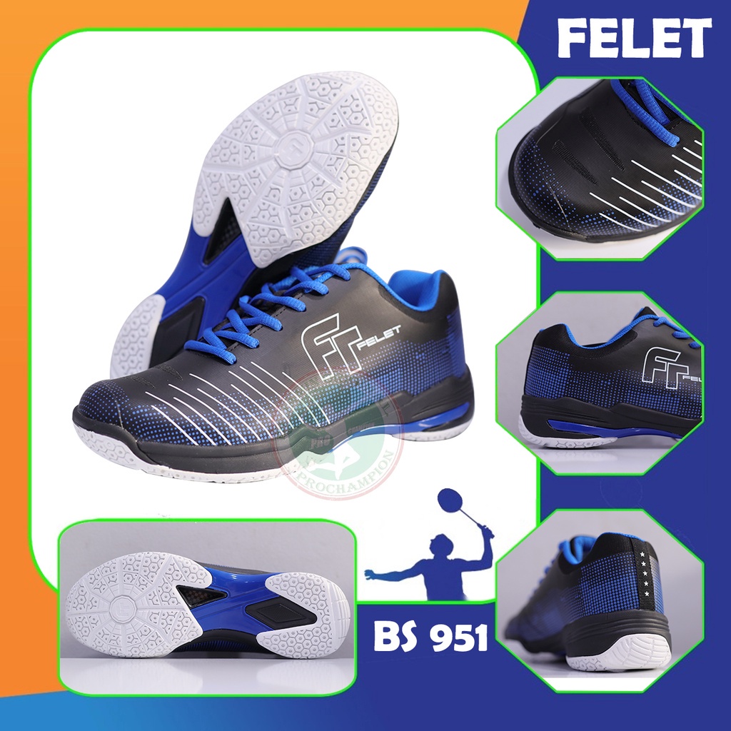 Jual Felet Sepatu Bs 951 / 952 Sepatu Badminton Original | Shopee Indonesia