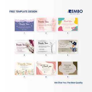 Jual Thank You Card / A3+ (Ukuran Custom) - Thankyou Card - Kartu ...