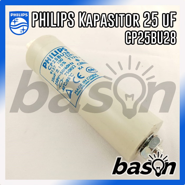 Jual PHILIPS Capasitor - 25 uF - CP 25BU28 | Shopee Indonesia
