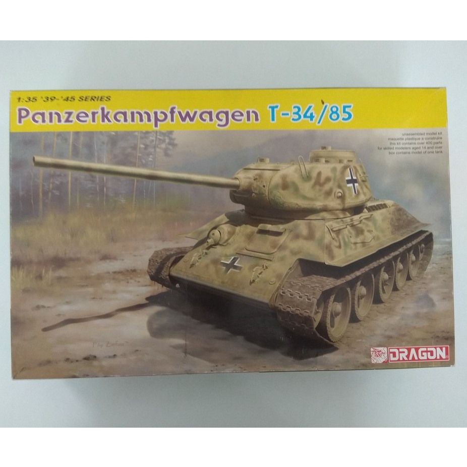 Jual Panzerkampfwagen T-34/85 Dragon - Nr. 6759 - 1:35 Model kit ...