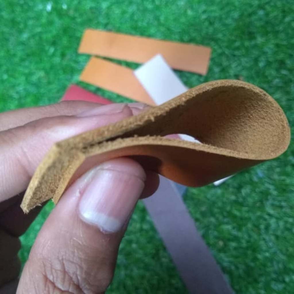 Jual Kulit Sapi asli ukuran Sample 3cm x 15cm | Shopee Indonesia