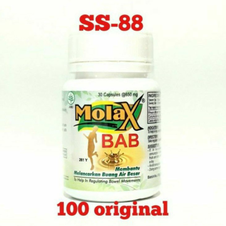 Jual MOLAX BAB KAPSUL ~ MELANCARKAN BUANG AIR BESAR (ISI 30 KAPSUL ...