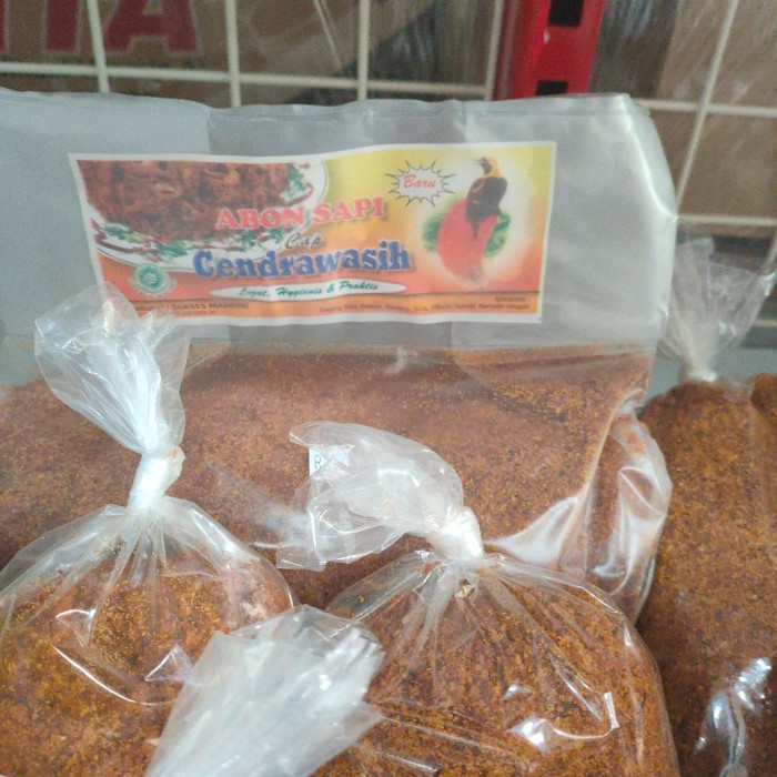 Jual Abon Sapi Cendrawasih 1KG Isian Topping Filling Roti Kue Pao ...