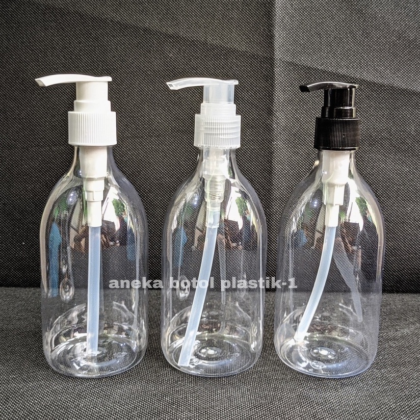 Jual botol Pump 300ml scarlet bening model baru untuk sabun cair | Shopee Indonesia