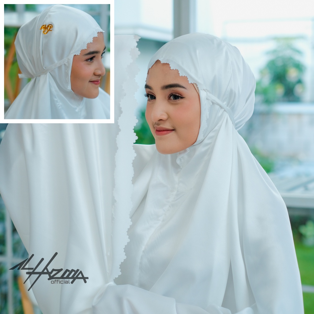 Jual Mukena Dewasa Sutra Velvet / Mukena Laser Cut / Mukena Al Hazma ...