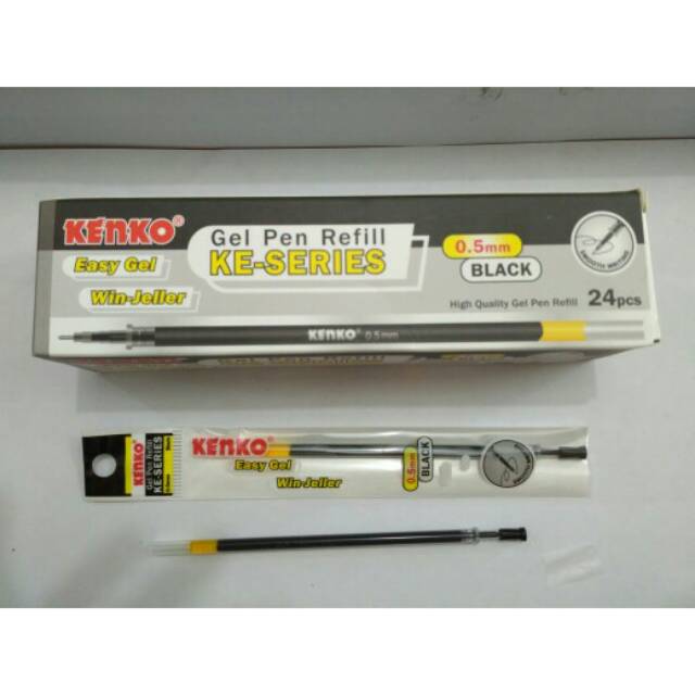 Jual Refill Pulpen / Ballpoint gel Merk Kenko Tipe KE series 0.5mm ...