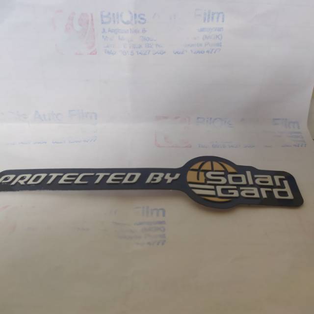 Jual Sticker Timbul Solar Gard Original Sticker Kaca Film Mobil Gedung ...
