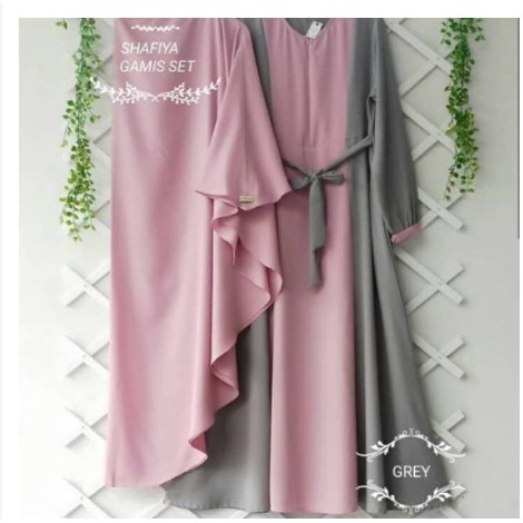 Jual Gamis Set Shafiya Syari Size M,L,XL Baju Model Terbaru Gamis ...