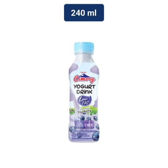 Jual Cimory Yoghurt Drink Blueberry Low Fat 240 ml | Shopee Indonesia