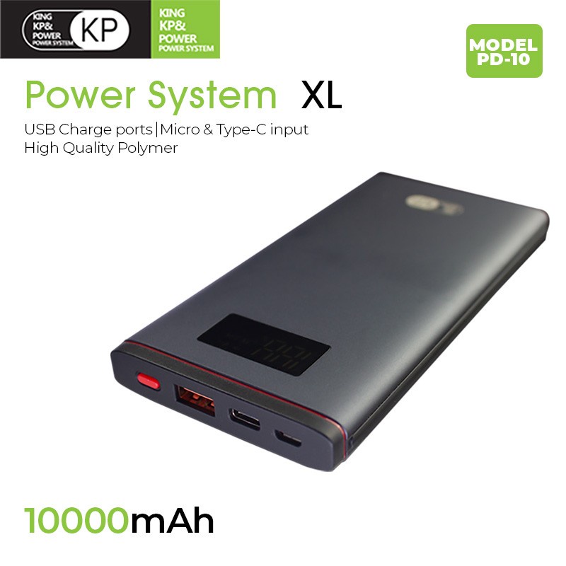 Jual KP PD-10 Powerbank 10000 mAh Charger Power Bank PD10 | Shopee ...