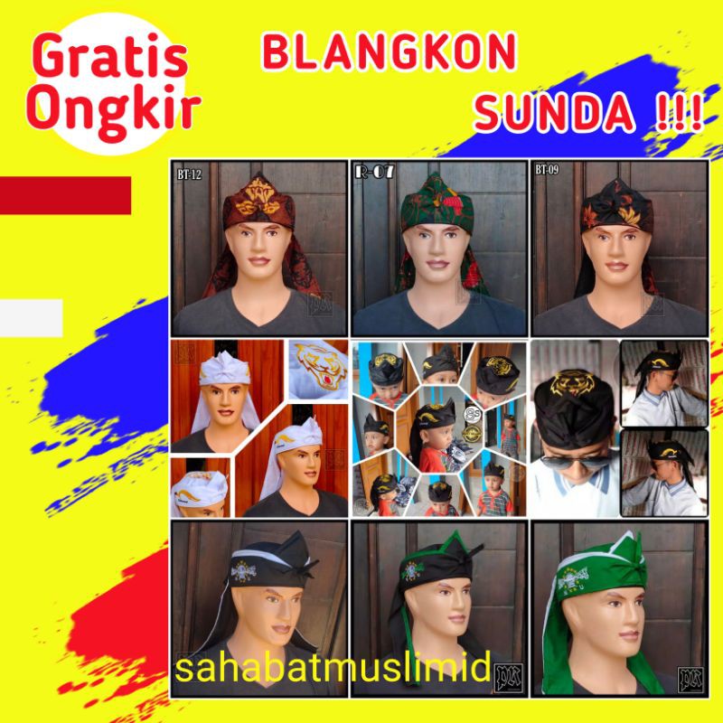 Jual Blangkon Iket Kepala Sunda Belangkon Sunda Ikat Sunda Udeng Sunda ...