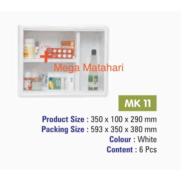 Jual Fik | Kotak Obat P3K Mk11 Maspion (First Aid Box Mk 11) | Shopee ...