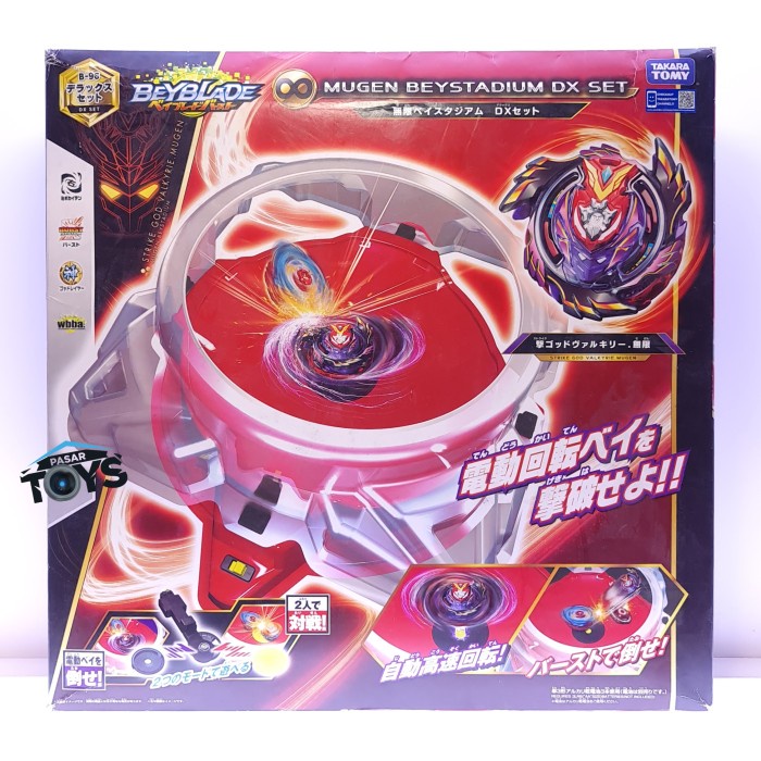 Jual Beyblade Burst B-96 Mugen Infinite Bey Stadium DX Set Takara Tomy ...
