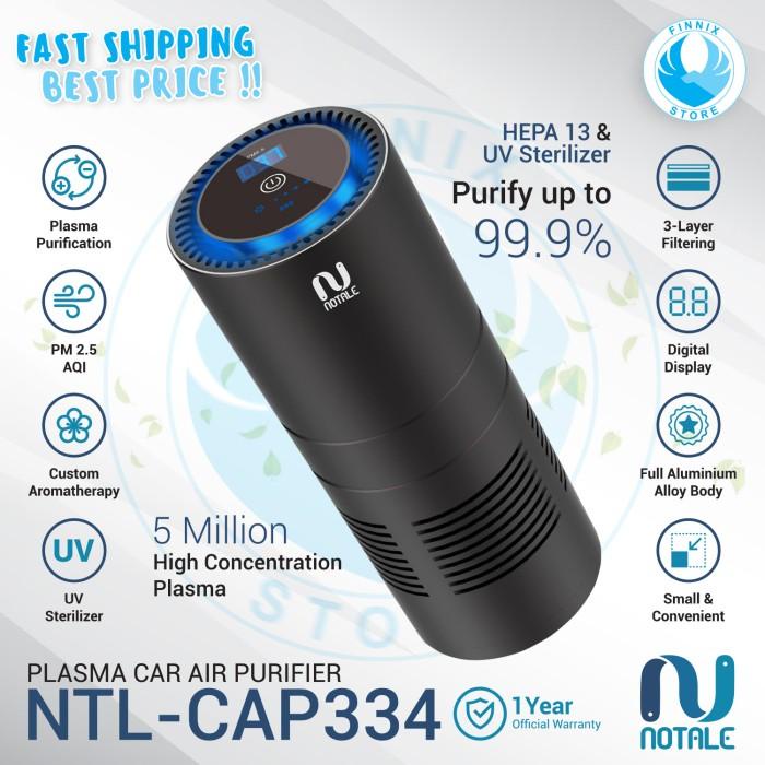 Jual Notale Portable Car Air Purifier Mobil UVC Plasma Filter HEPA 13 ...