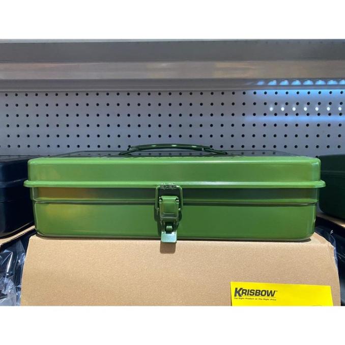 Jual Krisbow Kotak Perkakas besi Metal 36x19x11.5 Cm / Krisbow tool box ...
