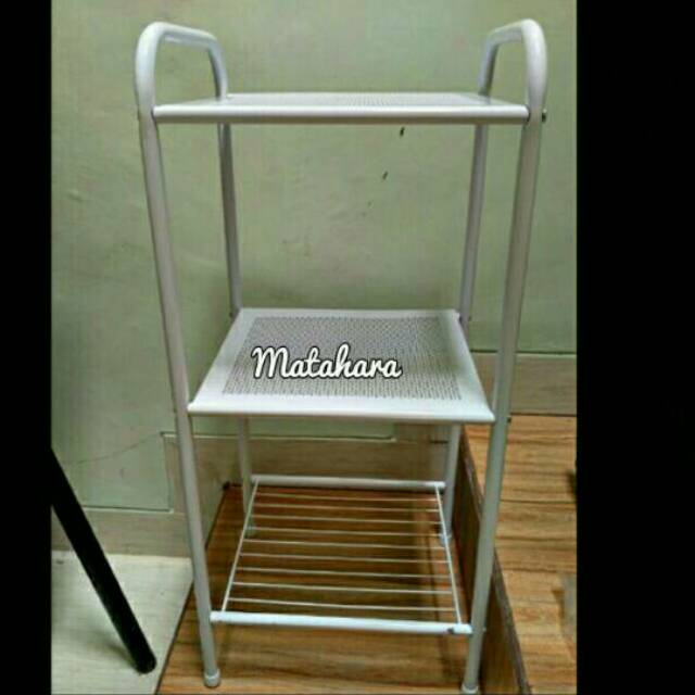Jual (MATAHARA) INFORMA RAK 3 SUSUN PUTIH/RAK BUKU/RAK DAPUR/RAK HANDUK ...