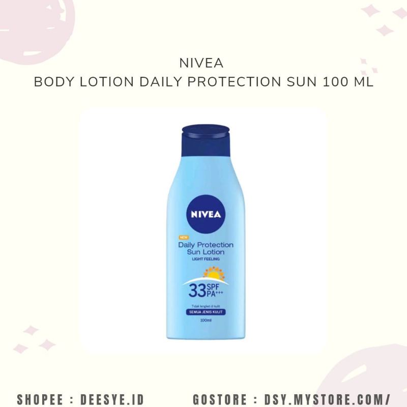 Jual NIVEA Body Lotion Daily ProtectionSun SPF 100 ml | Shopee Indonesia