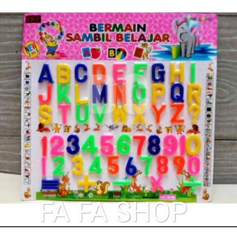 Jual MAINAN EDUKASI ANAK ANGKA DAN HURUF / MAINAN ALFHABET / | Shopee ...